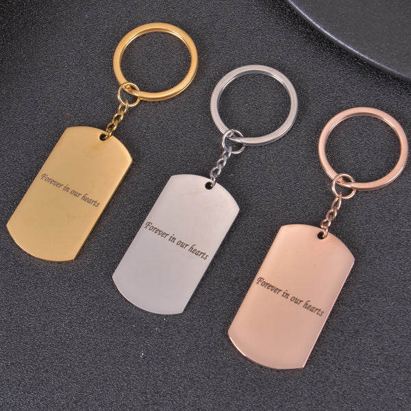 Buy Personalized Military Style Photo Keychain - Pendantify