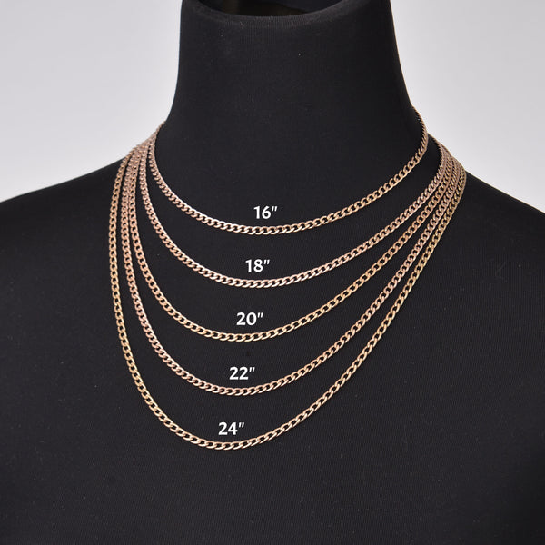 Engraved Necklace - Cuban And Rope Necklace | Pendantify