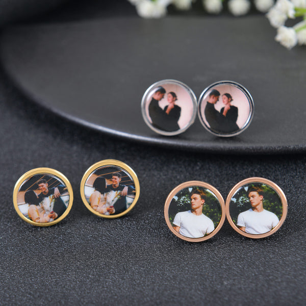 Buy Personalized Colorful Photo Cufflink - Pendantify