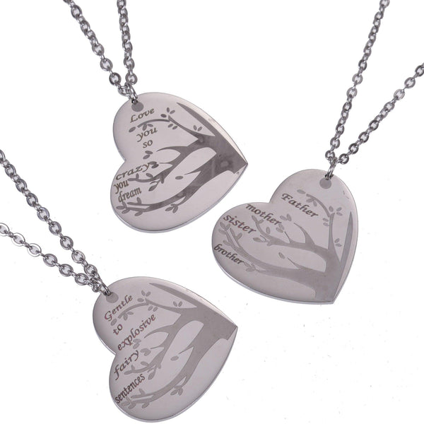 Custom Family Tree Pendant with Multiple Names | Pendantify