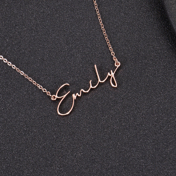 Name Necklaces - Custom Cursive Name Necklace | Pendantify