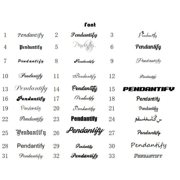 Personalized Name Ring in Multiple Fonts | Pendantify