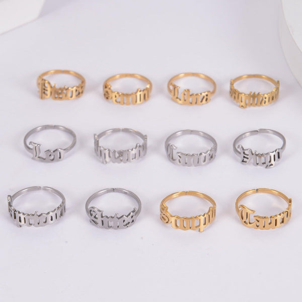 Buy Personalized Zodiac Sign Ring For Women | Pendantify